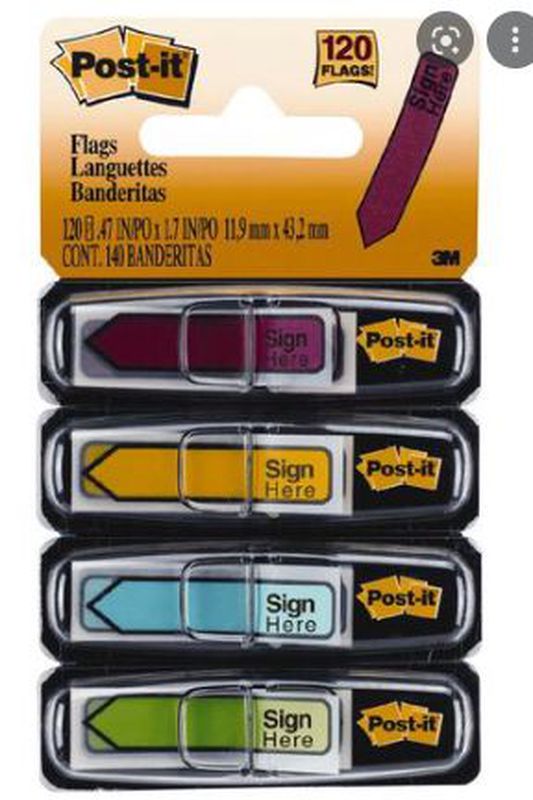 Post It 684 SH Flag Sign Here Arrow