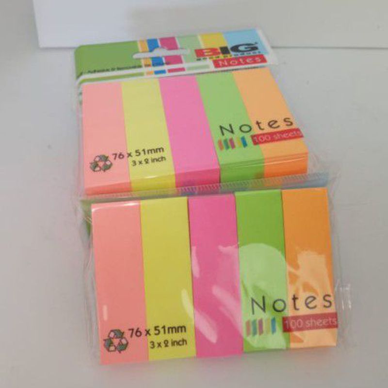 sticky notes pembatas dan penanda kertas post-it 5 warna
