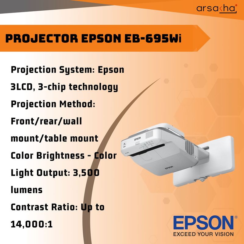 Projector Epson EB-695Wi