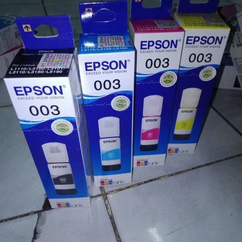 Tinta printer (3) epson original warna All