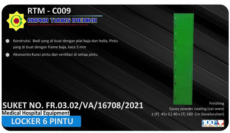 Locker 6 Pintu/ RTM-C009