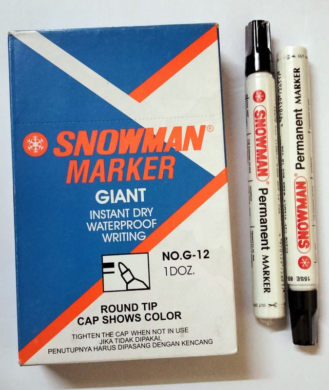 Spidol Permanent Snowman