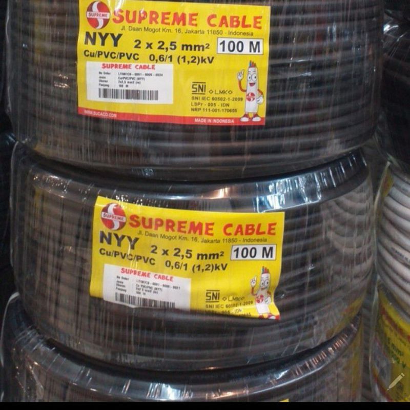 KABEL SUPREME NYY 2X2.5 mm 100 meter