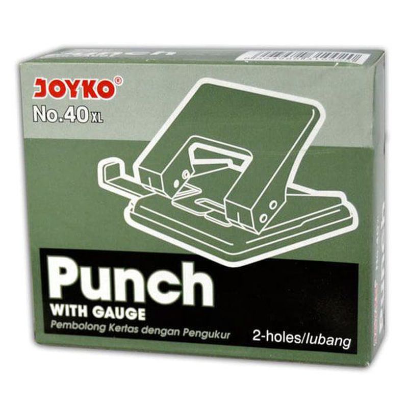 Pelubang kertas joyko perforator punch no. 40 XL 2 hole besar