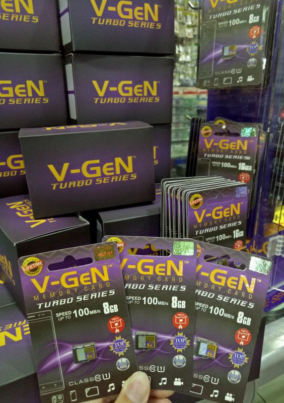 Micro SD Vgen 8GB Class 10 TURBO SERIES