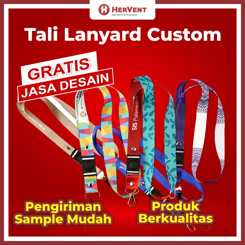 TALI LANYARD - Cetak Tali ID Card/ Custom Lanyard Printing / Print ...