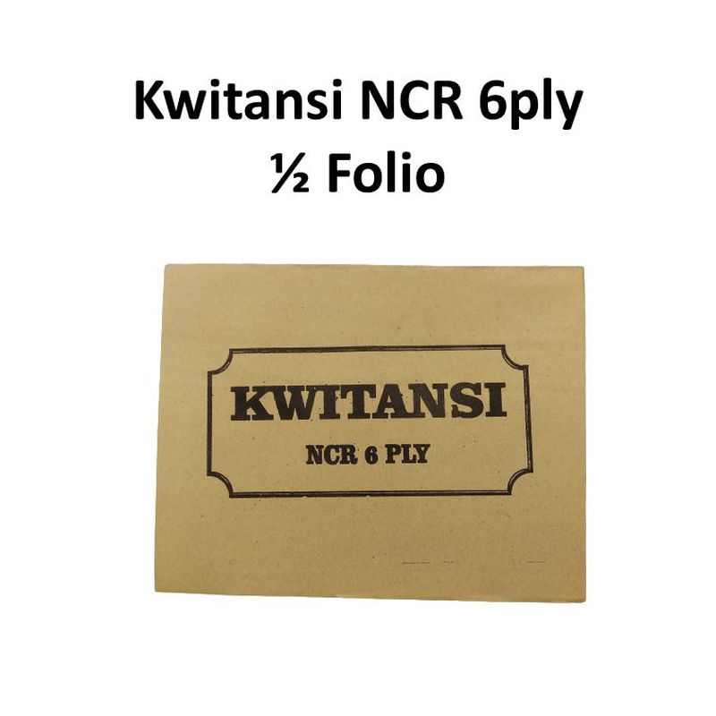 Kwitansi NCR 6 ply - 1/2 Folio