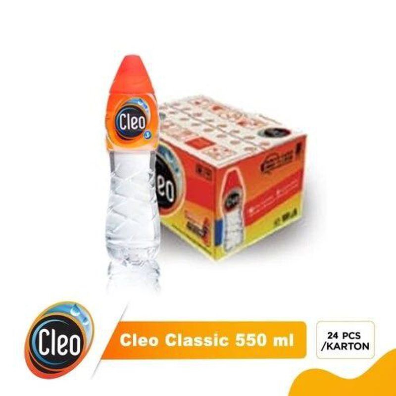 Air minum cleo botol classic 550ml