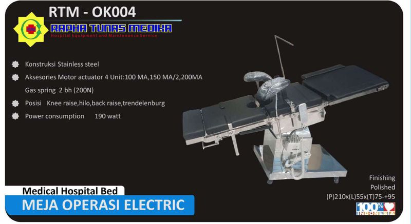 Meja Operasi Electric / RTM-OK004