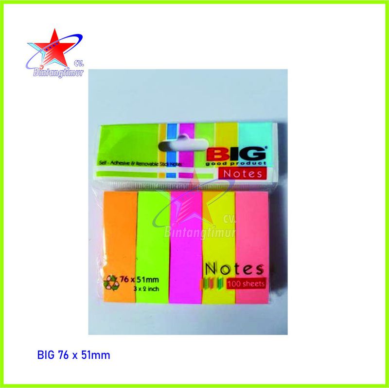 Memo Stick Big Notes - Sticky Note - Kertas Memo Tempel