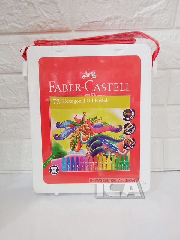 Crayon 72 Warna Faber Castell / Hexagonal Oil Pastel Faber Castell 72