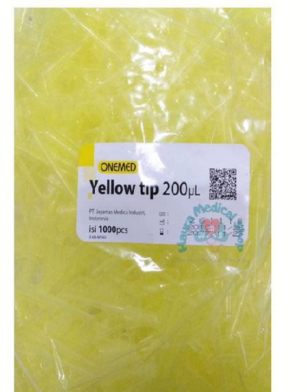 Pipette Tips 200ul ONEMED, BAG 1000 PCS