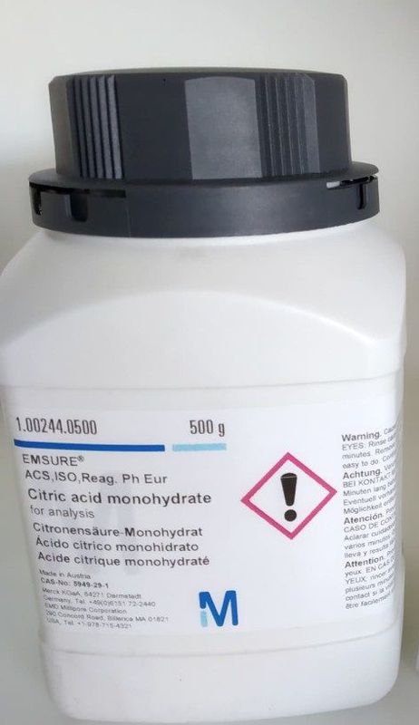 Citric Acid Monohydrate, 500 gr, MERCK, cat 1.00244.0500