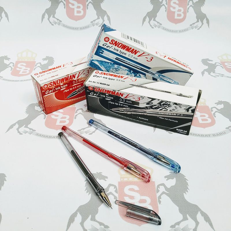 PEN SNOWMAN V3 - Merah