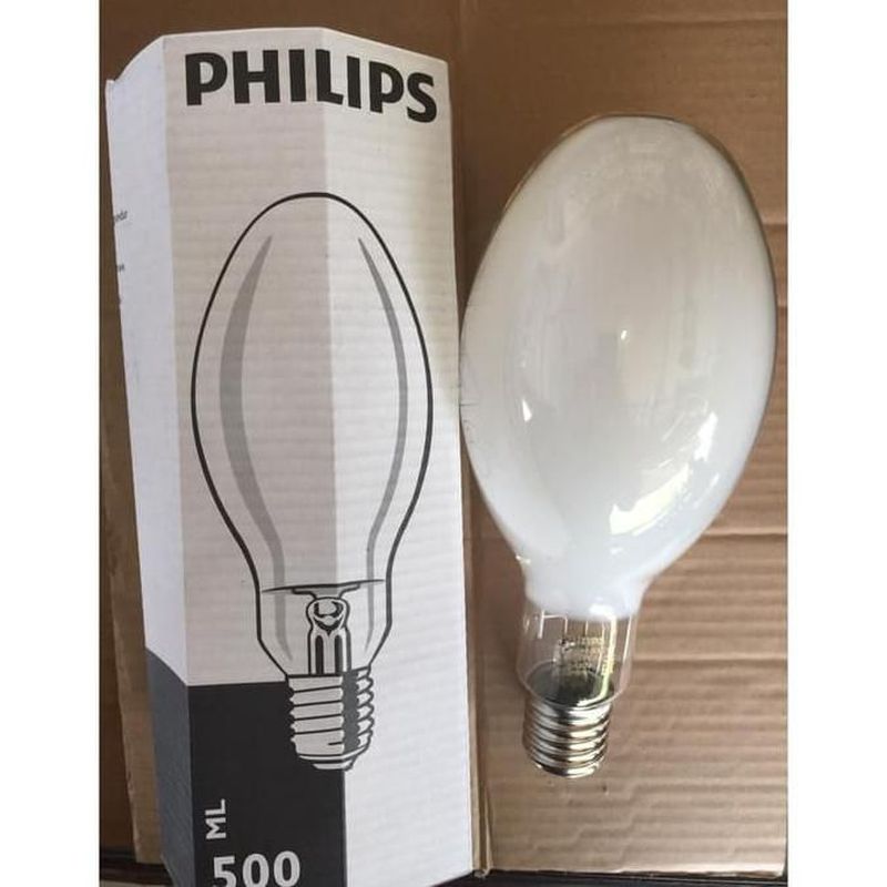 Lampu Jalan ML Philips Mercury 500Watt / Lampu Merkuri E40 Philips ML ...