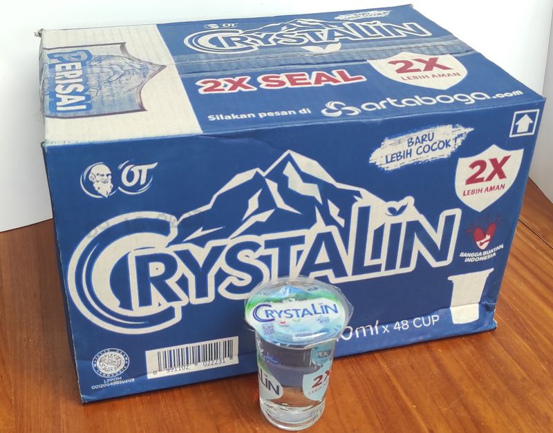 Crystalin gelas 220 ml / dus,