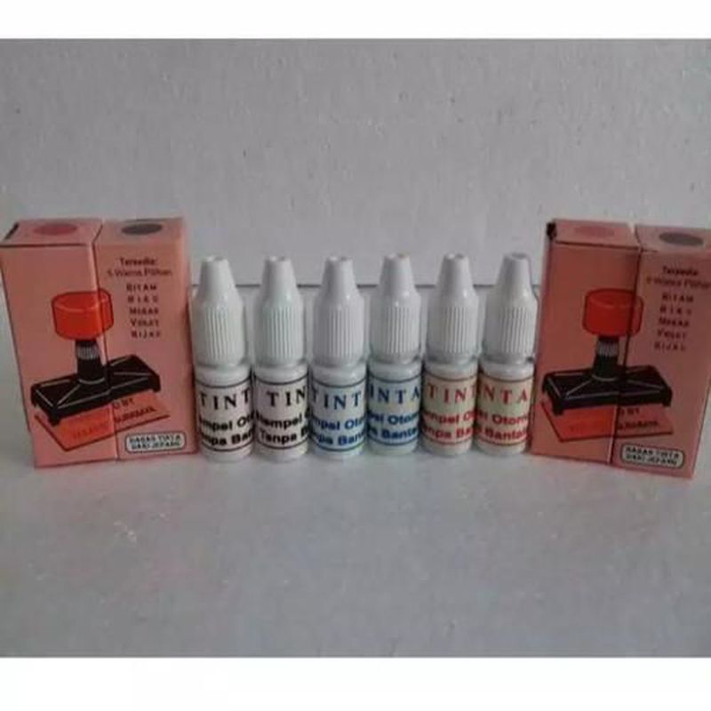 Tinta Stempel Otomatis - Ungu