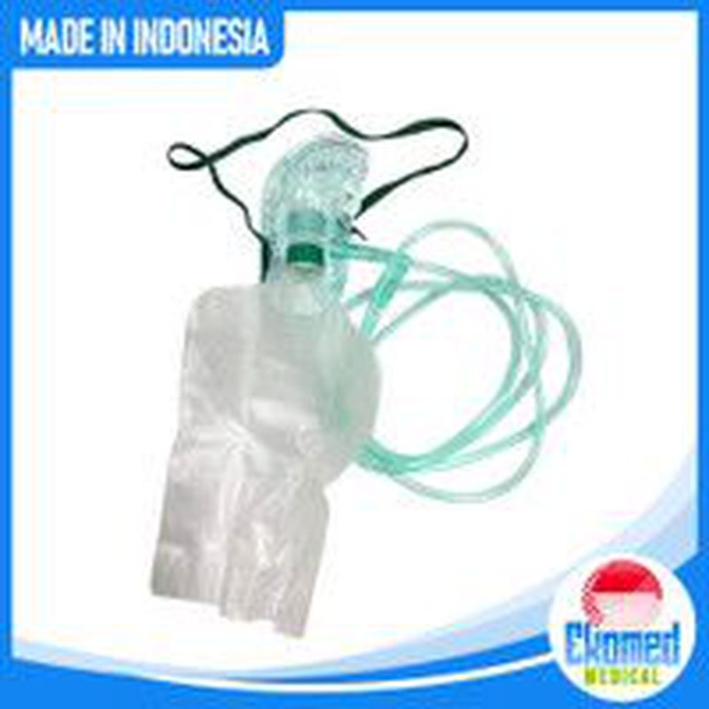 EKOMED MEDICAL Oxygen Mask Non Rebreathing Dewasa/Anak