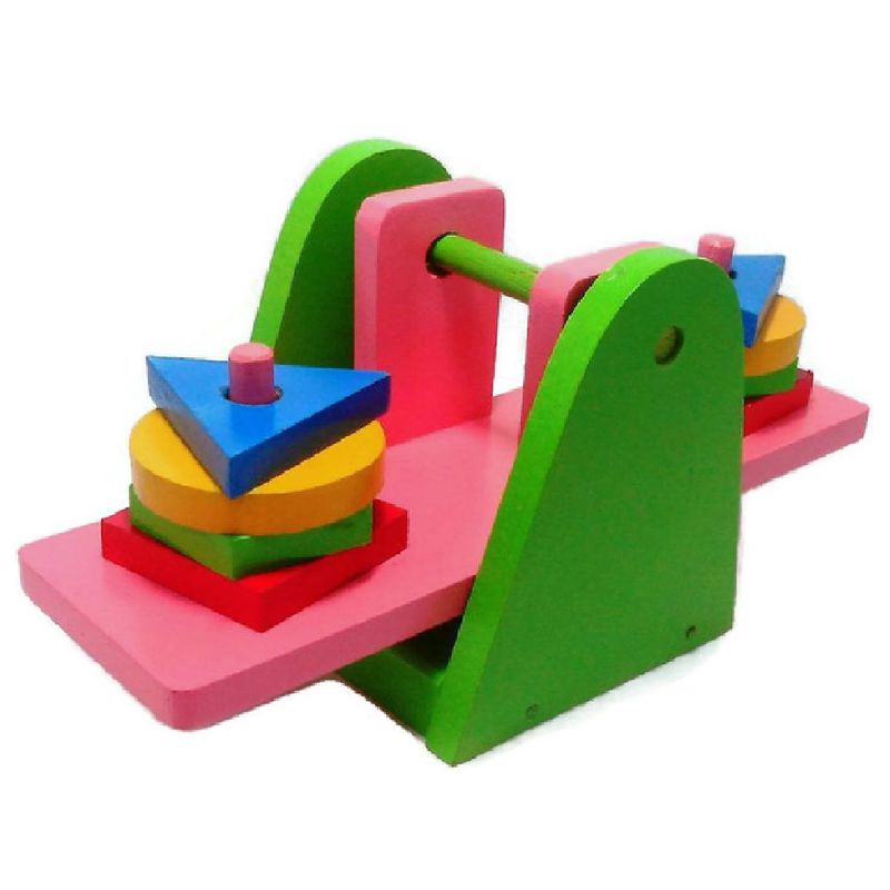 Mainan Edukasi Balok Timbangan Geometri