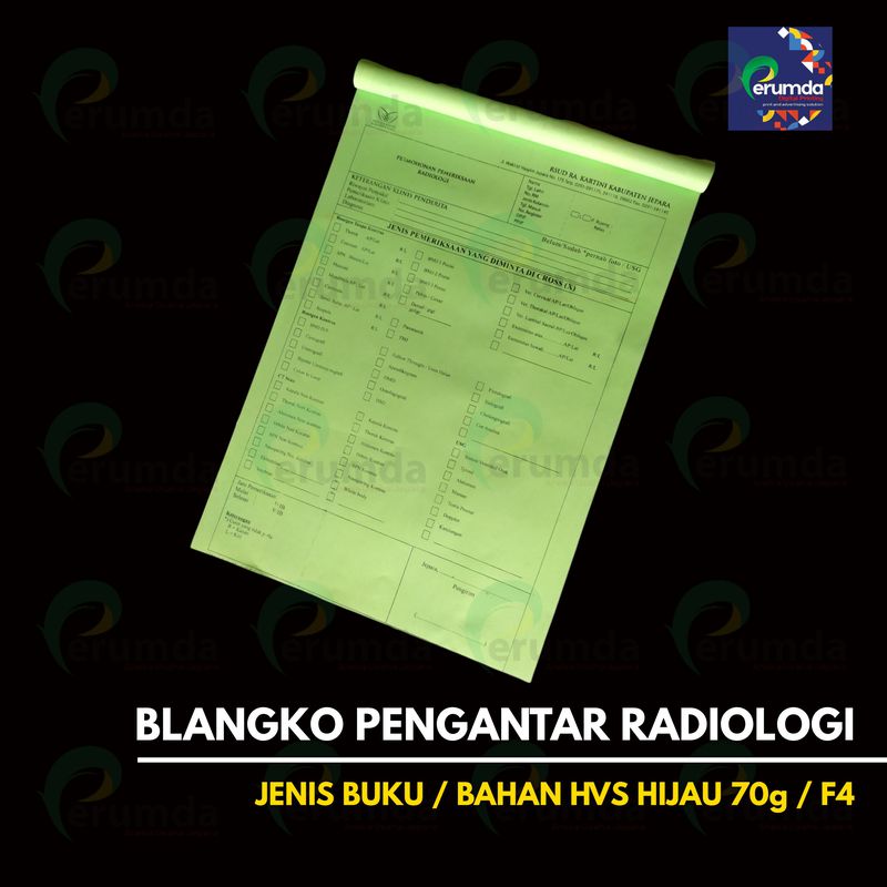 BUKU BLANGKO PENGANTAR RADIOLOGI (HIJAU)