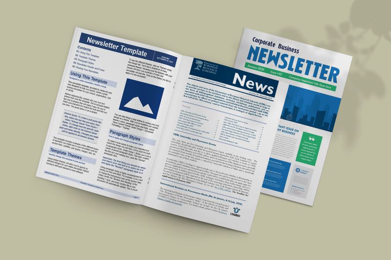 Jasa Cetak Newsletter (12 Halaman)