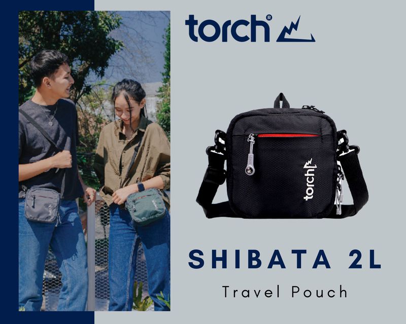 Tas Selempang Torch / Travel Pouch / Shibata 2L - Tosca