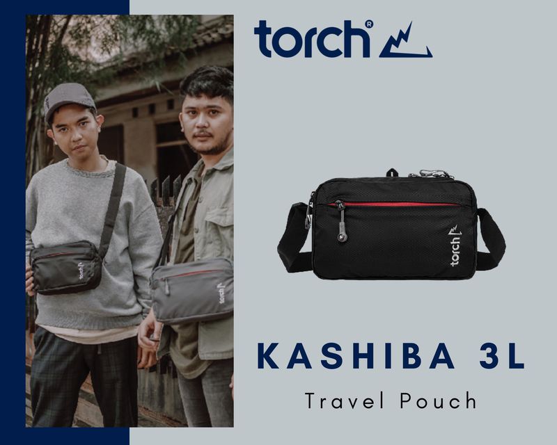 Tas Selempang Torch / Travel Pouch / Kashiba 3L - Tosca