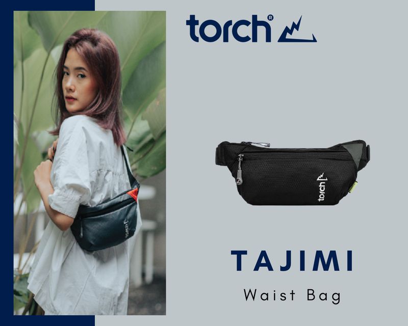 Tas Pinggang Torch / Waist Bag / Tajimi - IRON GREY