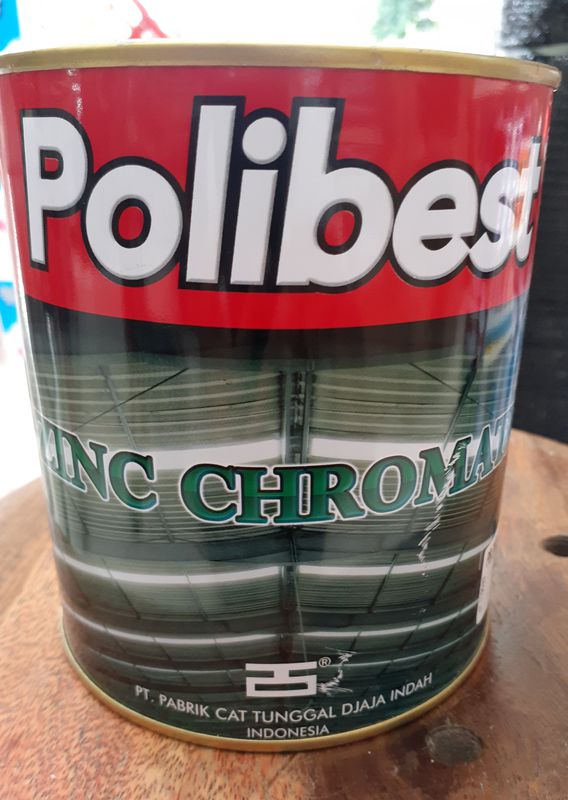 Cat Besi Polibest - Hitam