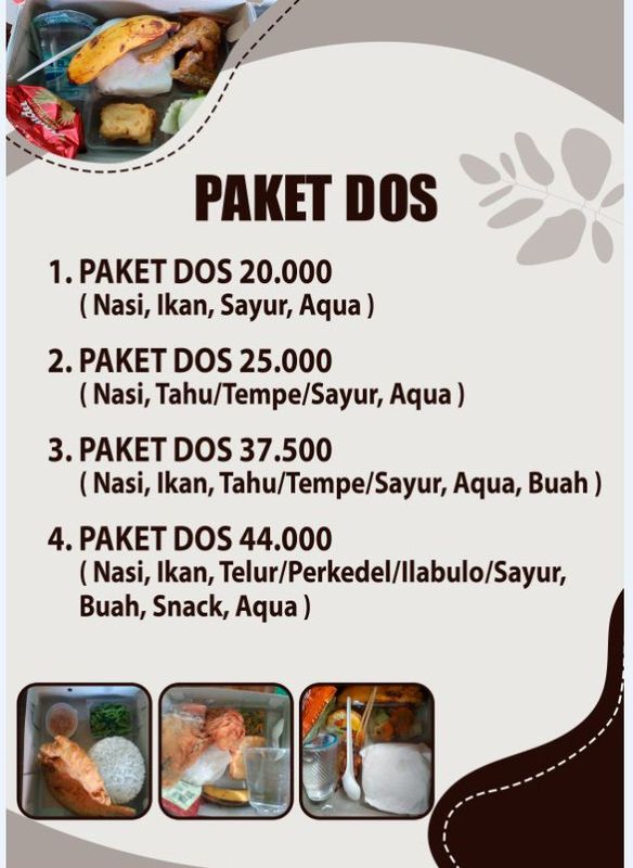 PAKET NASI DOS - PAKET 2