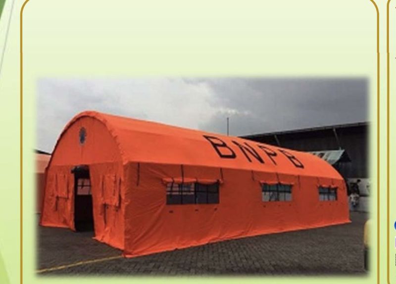 Tenda BNPB 5x12 meter - Sabloninstansi