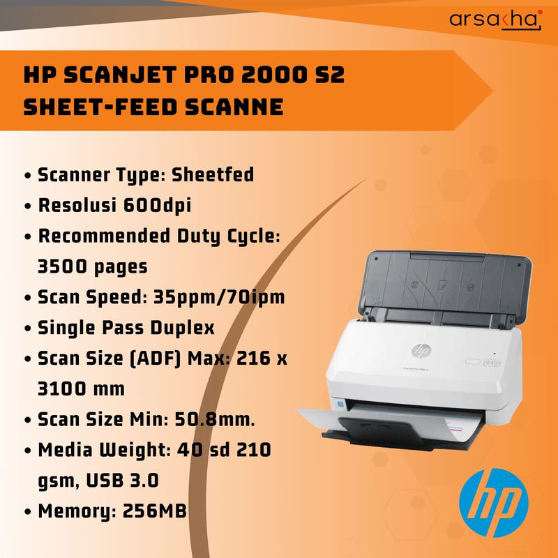 HP ScanJet Pro 2000 s2 Sheet-feed Scanner
