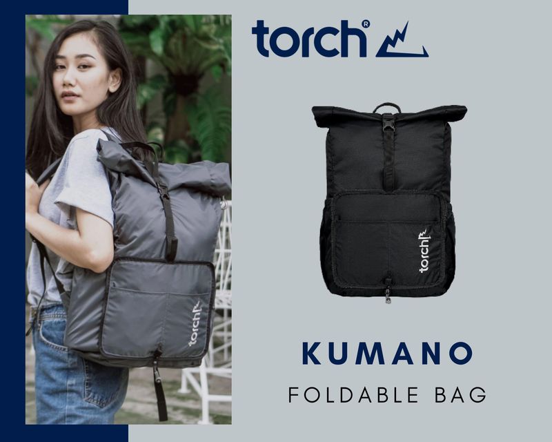 Tas Ransel Torch / Foldable Bag / Backpack / Kumano - TOSCA