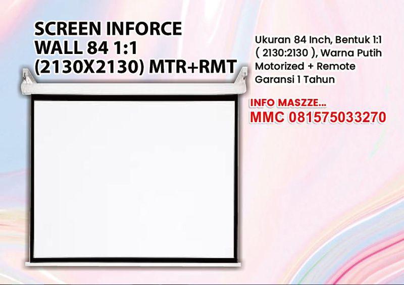SCREEN INFORCE WALL 84 1:1 (2130X2130) MTR+RMT