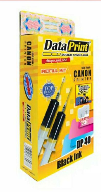 Tinta Refill Data Print Black Ink for Canon Printer (DP 40)