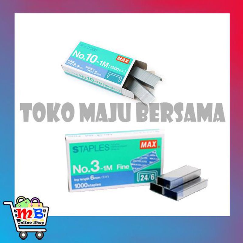 Isi Staples/Stapler MAX Per Kotak isi 20 - No-3