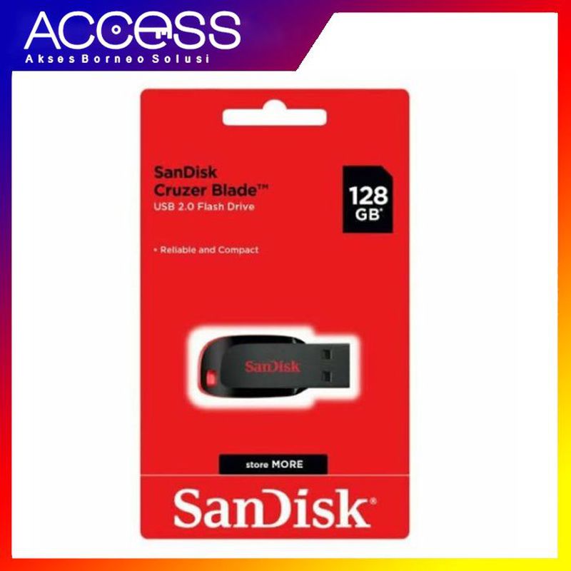 Flash Disk 128 GB Cruizer Blade Sandisk