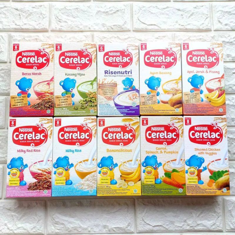 NESTLE CERELAC BUBUR BAYI INSTAN 120g - Steamed Chicken
