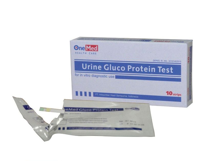 Urine Gluco Protein Test Onemed / Alat Tes Gula Protein Urin Onemed
