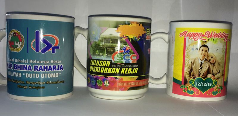 MUG CUSTOM PRINTING - Hitam