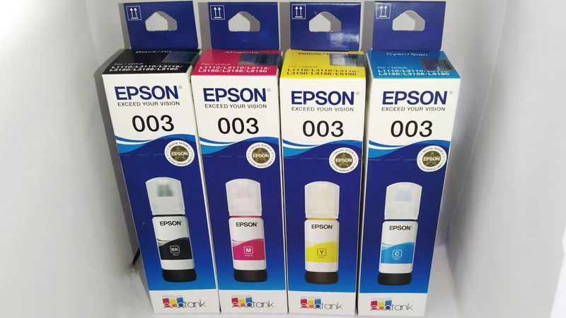 ORIGINAL TINTA EPSON 003 - Cyan