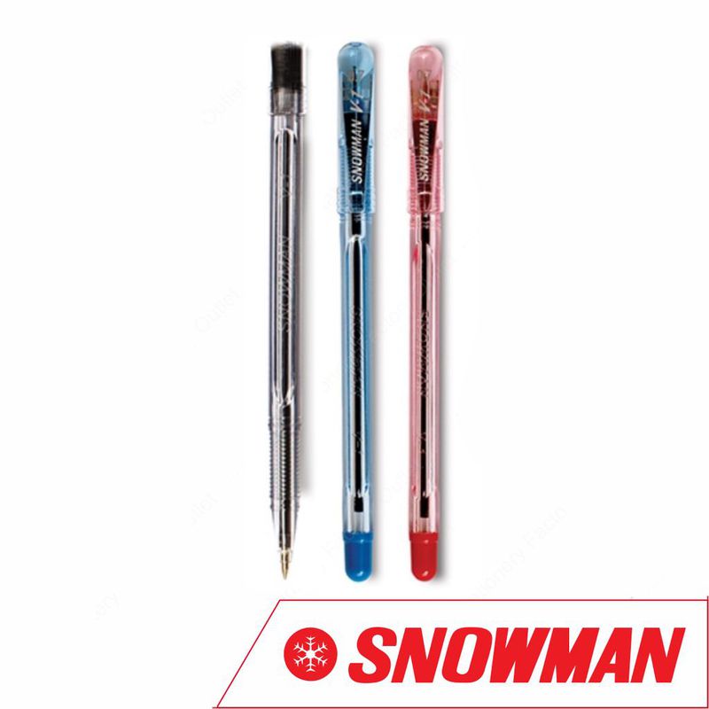 Ballpoint Snowman V1 - Merah