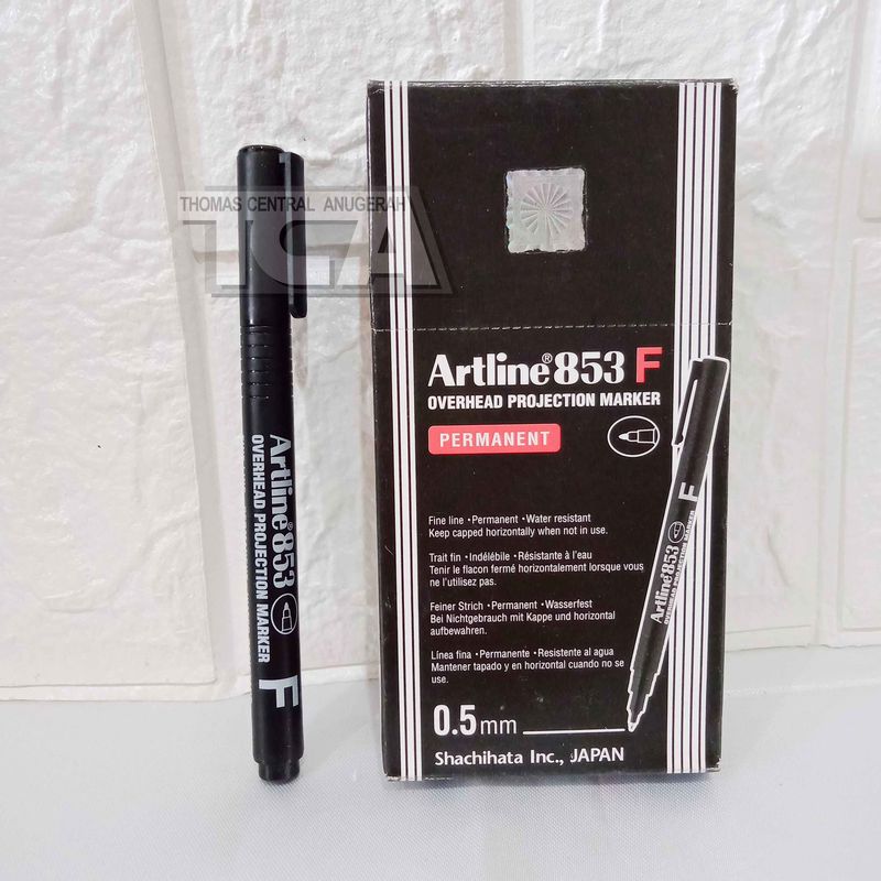 ARTLINE Spidol OHP Overhead Project Permanent Marker EK-853 - BLack