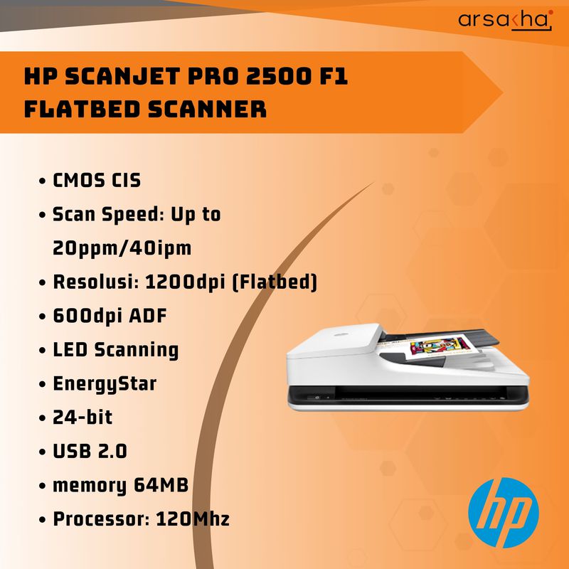 HP Scanjet Pro 2500 F1 Flatbed Scanner
