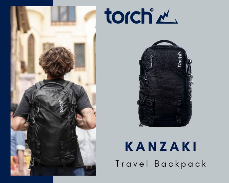 Tas Ransel Torch / Travel Backpack / Kanzaki 30L - Iron Grey