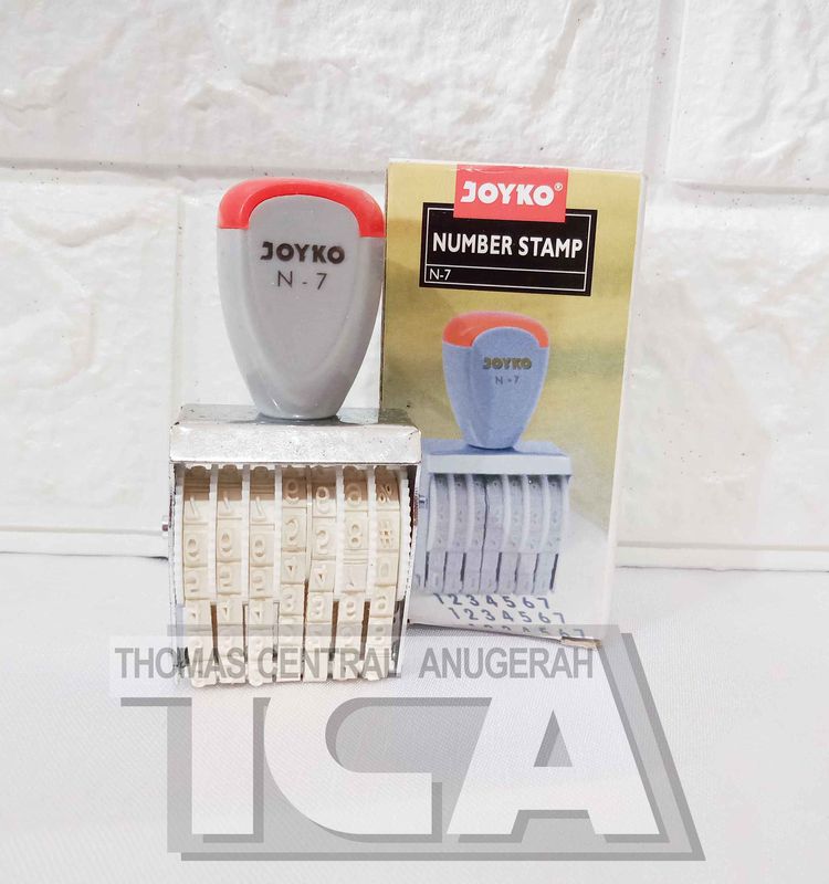Number stamp 7 digit /stempel angka/stamp cap JOYKO