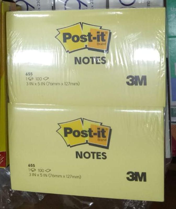 Post It Notes 655 3M Original