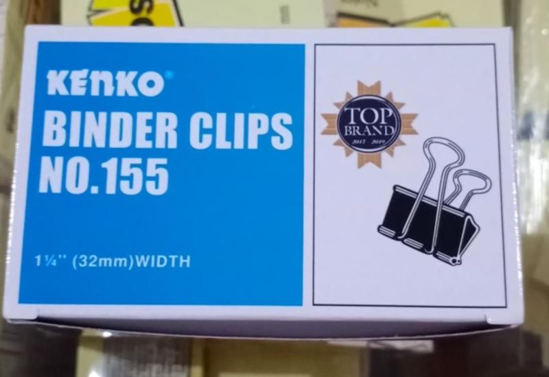 KENKO BINDER CLIPS NO. 155 ( 1 Gros isi 12 Dus kecil )