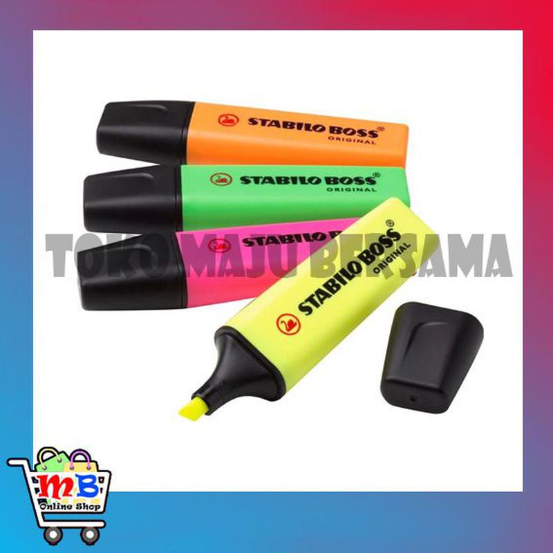 Highlighter Stabilo Boss Original - Merah