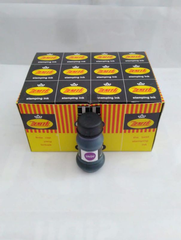 Tinta Stempel Warna Ungu Merk Zenith